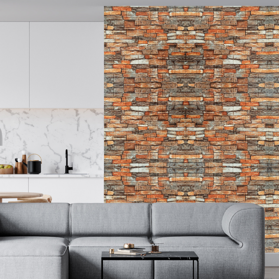 3D old brick wall panels – Sticker Wall