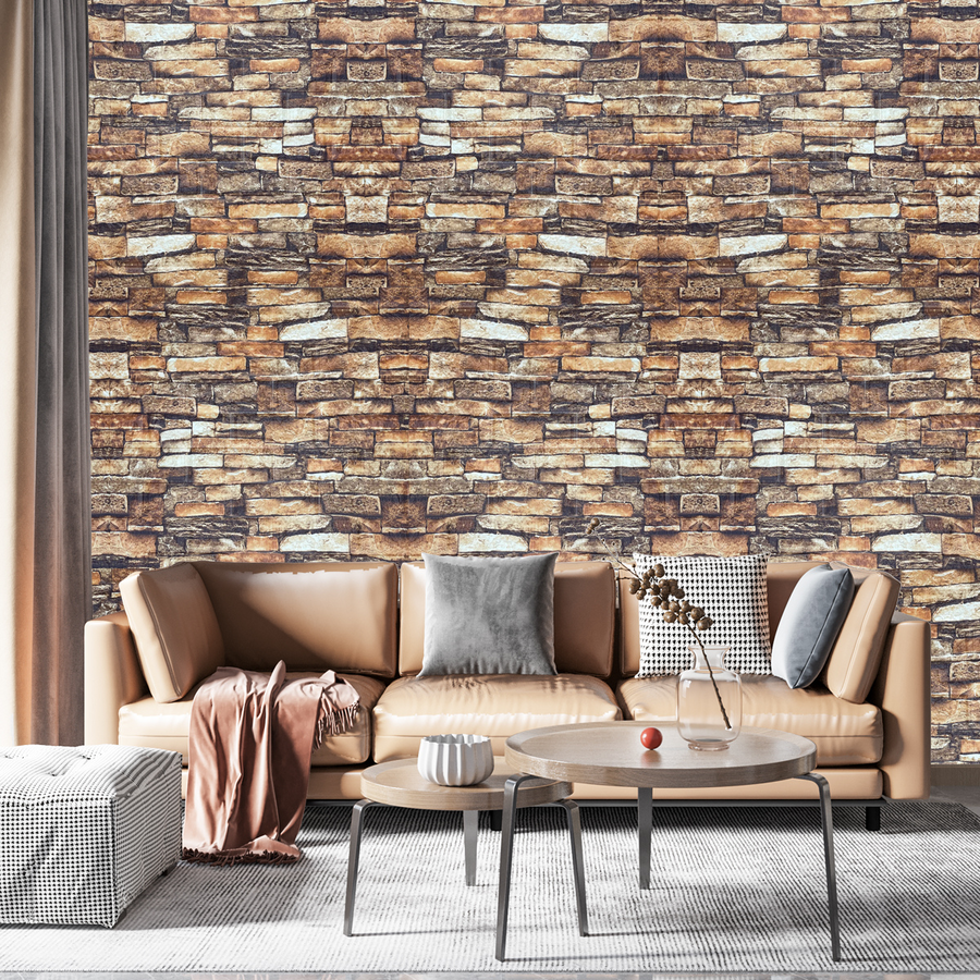 3D old brick wall panels – Sticker Wall