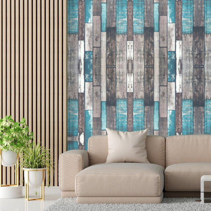3D wood wall panels – Sticker Wall
