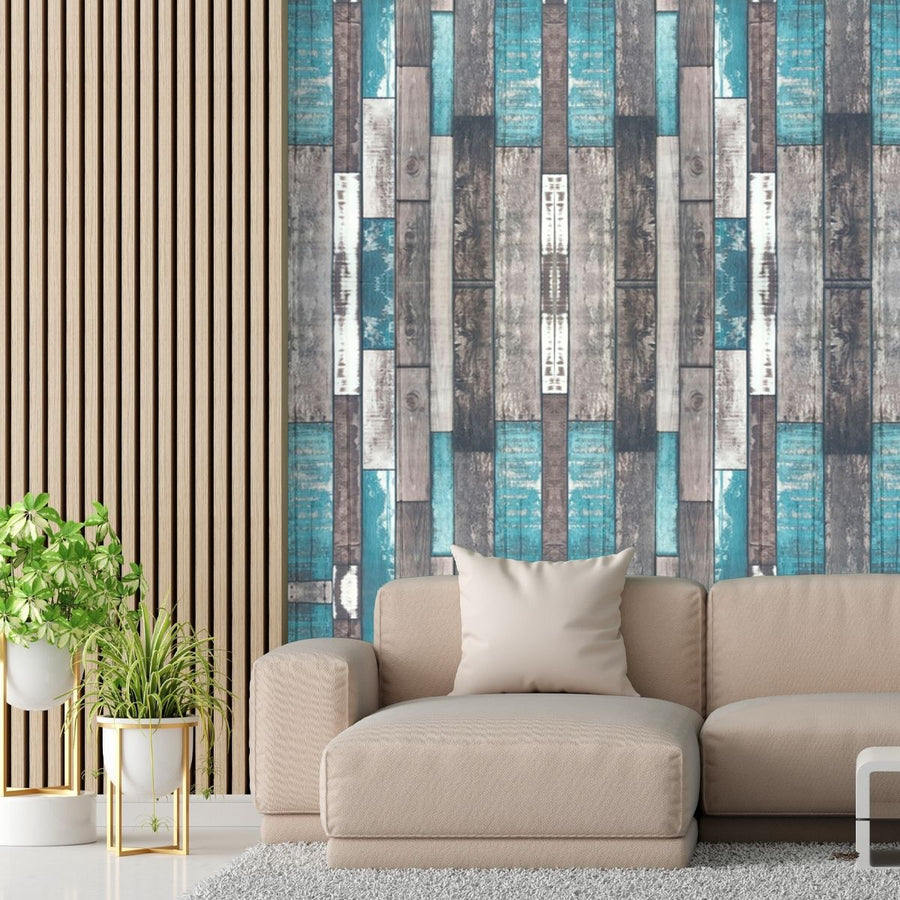 3D wood wall panels – Sticker Wall